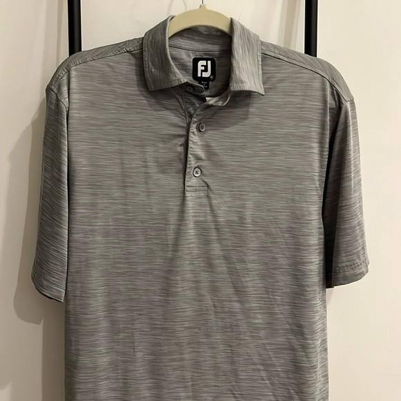 FootJoy | Shirts | Footjoy Fj Mens Golf Polo Shirt Gray Short Sleeve Men Size M | Poshmark